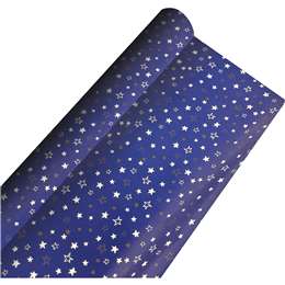 Christmas Wrapping Paper Navy 12m Each | Woolworths