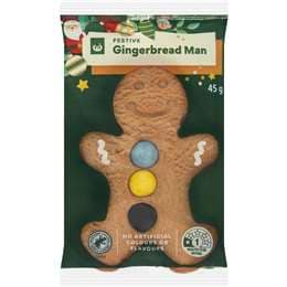 Woolworths Decorated Gingerbread Man 45g | Woolworths