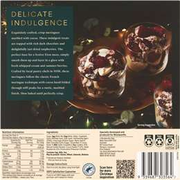 Woolworths Gold Choc Raspberry Meringues Meringues 4 Pack | Woolworths