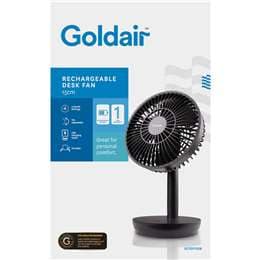 Goldair 10cm Rechargeable Handheld Fan Each | Woolworths