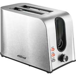 Mistral 2 Slice Stainless Steel Toaster Each | Woolworths