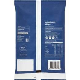 Essentials Frozen Crinkle Cut Chips 1kg | Woolworths