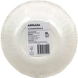 Armada Paper Bowls Blue Watercolour 10 Pack | Woolworths