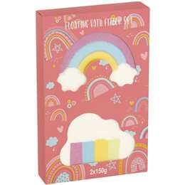 Floating Bath Fizzer Set Could & Rainbow 2 Pack | Woolworths