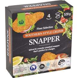 Woolworths Southern Style Crumb Snapper 320g | Woolworths