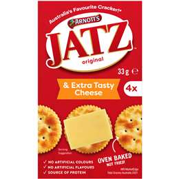 Arnott's Jatz Cracker Biscuits & Extra Tasty Cheese 33g | Woolworths