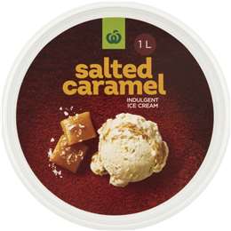 Woolworths Ice Cream Salted Caramel 1l | Woolworths