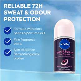 Nivea Pearl & Beauty Fine Fragrance Antiperspirant Deodorant 50ml ...
