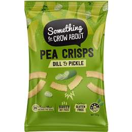 Something To Crow About Pea Crisps Dill & Pickle 100g | Woolworths