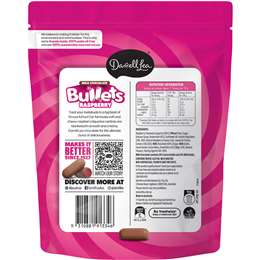 Darrell Lea Milk Chocolate Raspberry Bullets Share Bag 226g | Woolworths
