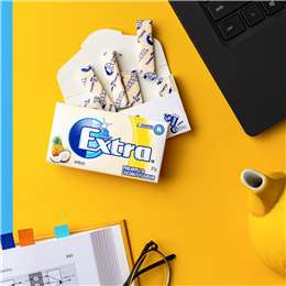 Extra Pineapple And Coconut Sugarfree Chewing Gum 14 Pack | Woolworths