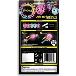 Illooms Led Balloons Stars Light Up Balloons 5 Pack | Woolworths