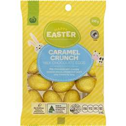Woolworths Caramel Crunch Easter Eggs 150g | Woolworths