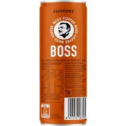 Suntory Boss Coffee Iced Caramel Latte 237ml | Woolworths