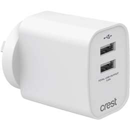 Crest Universal Wall Charger Dual Usb-a Each | Woolworths
