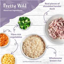 Pretty Wild Cat Food Duck Risotto 80g | Woolworths