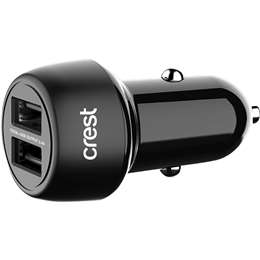 Crest Universal Car Charger Dual Usb-a Each | Woolworths