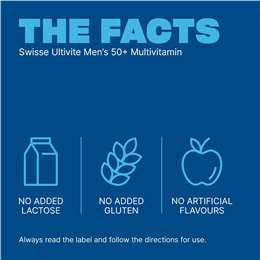 Swisse Ultivite Men's 50+ Multivitamin Tablets 90 Pack | Woolworths