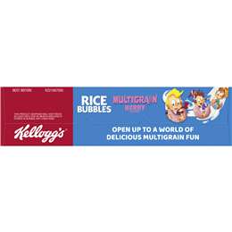 Kellogg's Rice Bubbles Multigrain Berry Flavour Breakfast Cereal 450g ...