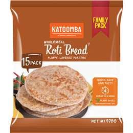 Katoomba Wholemeal Roti Bread 15 Pack | Woolworths