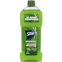 Strike Disinfectant Eucalyptus 1.25l | Woolworths