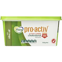 Flora Proactiv Olive Margarine 500g | Woolworths