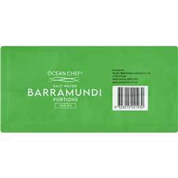 Ocean Chef Barramundi Portions Skin On 10 Pack | Woolworths