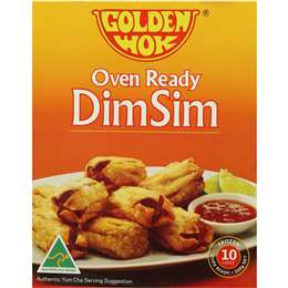 Golden Wok Asian Oven Ready Dim Sims 500g | Woolworths