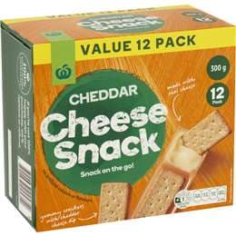 Woolworths Crispbread & Cheese Cheddar Dip 12 Pack | Woolworths