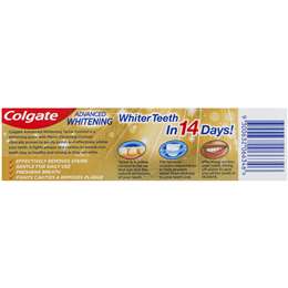 Colgate Advanced Whitening Tartar Control Toothpaste 120g | Woolworths
