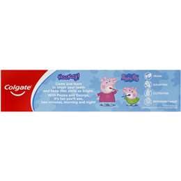 Colgate Peppa Pig Kids Toothpaste Sparkling Mint Gel 2-5 Years 80g ...