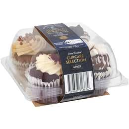 Woolworths Assorted Iced Cupcakes 4 Pack | Woolworths