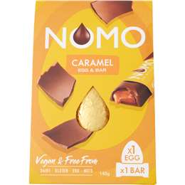 Nomo Caramel Egg & Bar 148g | Woolworths