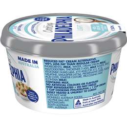 Philadelphia Light Cooking Cream Tub 240ml | Woolworths