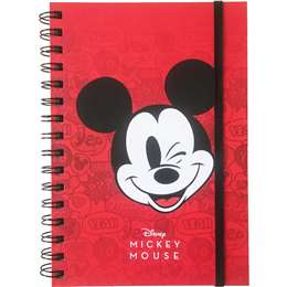 Disney Mickey A5 Wiro Notebook Each | Woolworths
