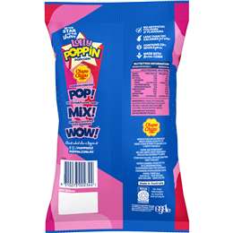 Poppin Popcorn Chupa Chups Strawberry & Cream Flavour 100g | Woolworths