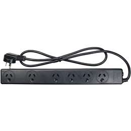 Jackson Protected Powerboard With Spaced Power Outlets - Black Each ...