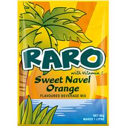 Raro Sweet Navel Orange Flavoured Beverage Mix 80g | Woolworths