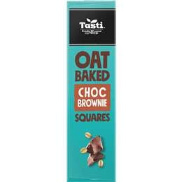 Tasti Oat Baked Squares Choc Brownie 5 Pack | Woolworths