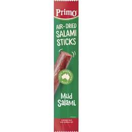 Primo Air - Dried Salami Sticks Mild Salami 5 Pack | Woolworths