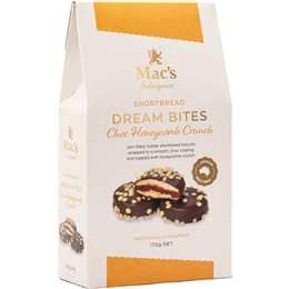 Mac's Shortbread Co. Indulgence Shortbread Dream Bites Choc Honeycomb ...