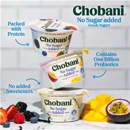 Chobani No Sugar Added Greek Yogurt Mixed Berry 150g | Woolworths