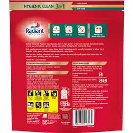 Radiant Advanced+ Hygienic Clean 3-in-1 Laundry Capsules 28 Pack ...