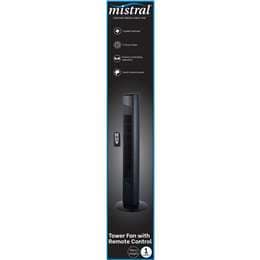 Mistral Tower Fan With Remote Control 90cm Black Each | Woolworths