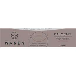 Waken Daily Care Toothpaste With Fluoride Strawberry & Mint 75ml ...