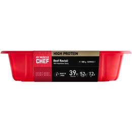 My Muscle Chef Beef Ravioli With Napolitana Sauce 380g | Woolworths