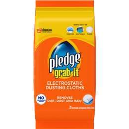 Pledge Grab It Electrostatic Dusting Cloths 20 Pack | Woolworths