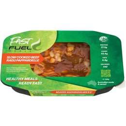 Fast Fuel Meals Beef Ragu Pappardelle 350g | Woolworths