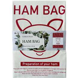 Christmas Ham Bag Pig Red Each | Woolworths