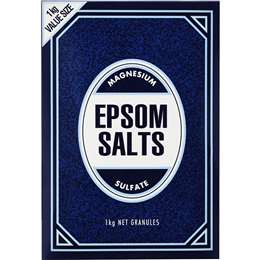 Epsom Salts 1kg | Woolworths
